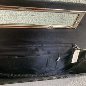 Tasha | Bags | Nwot Tasha Purse Black Snakeskin Pattern Envelope ...